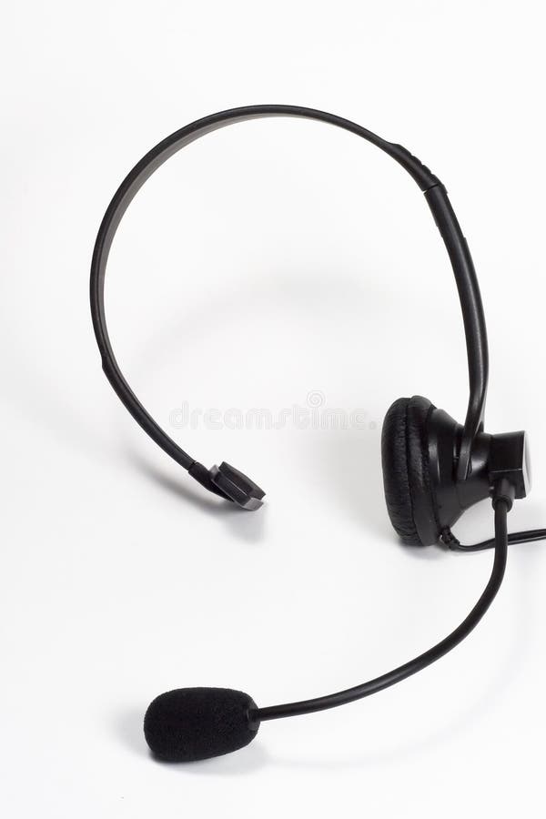 Telephone Headset stock image. Image of concept, support - 1085173