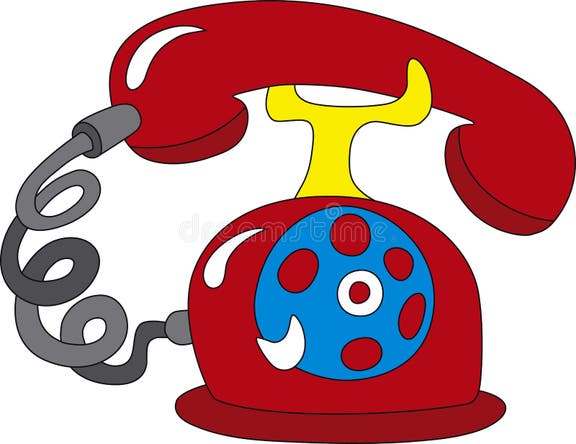 Cartoon Dial Rotary Telephone Stock Illustrations – 986 Cartoon Dial ...