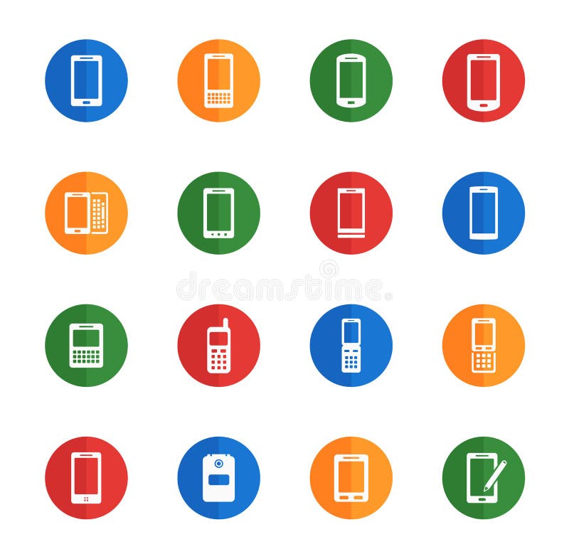 Telephone Icons icons stock vector. Illustration of icon - 66179915