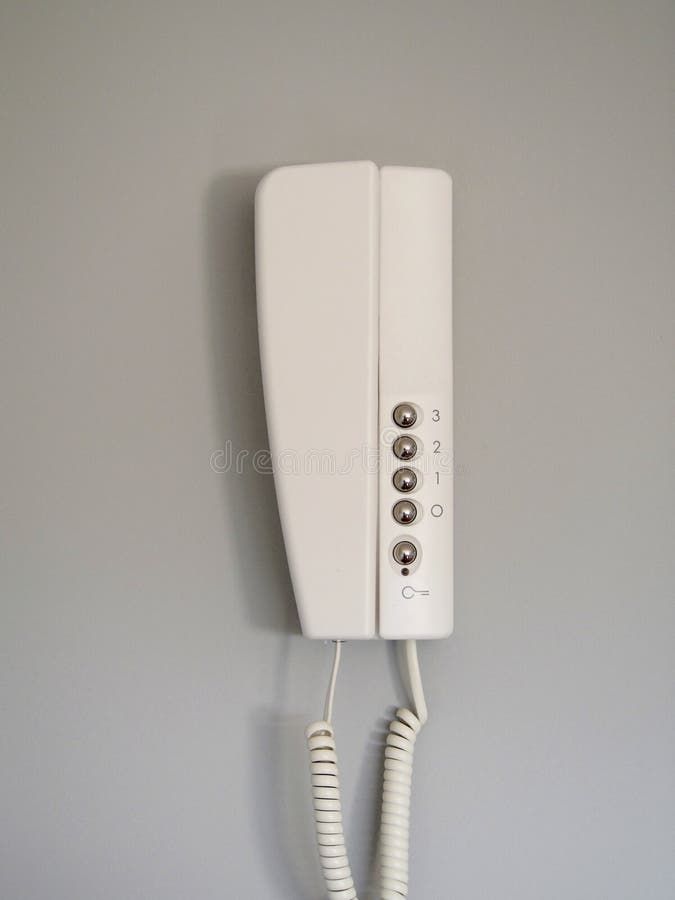 Telephone Intercom Entrance House Stock Image - Image of protection ...