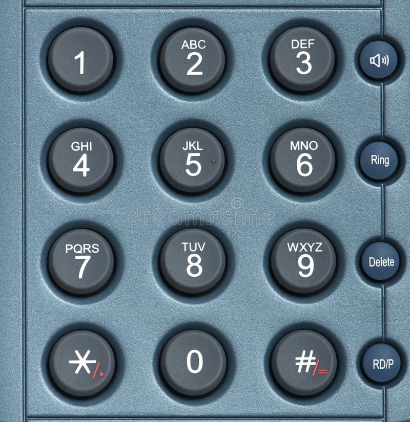 Dial Pad of Public Telephone Box Stock Image - Image of communicate ...