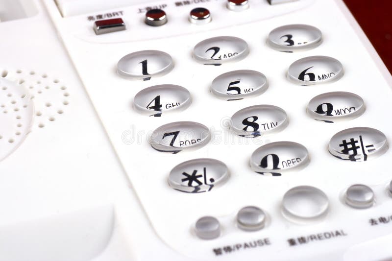 Telephone Keypad stock image. Image of business, dialing - 1614525