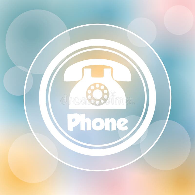 Telephone Line Communication Stock Vector - Illustration of portable ...