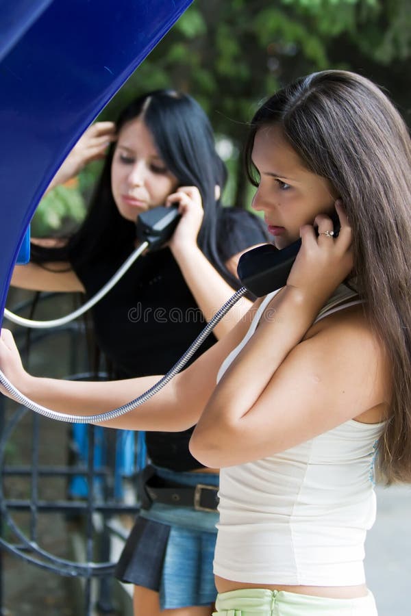Young Woman Calling on the Phone Stock Image - Image of lifestyle, lady ...