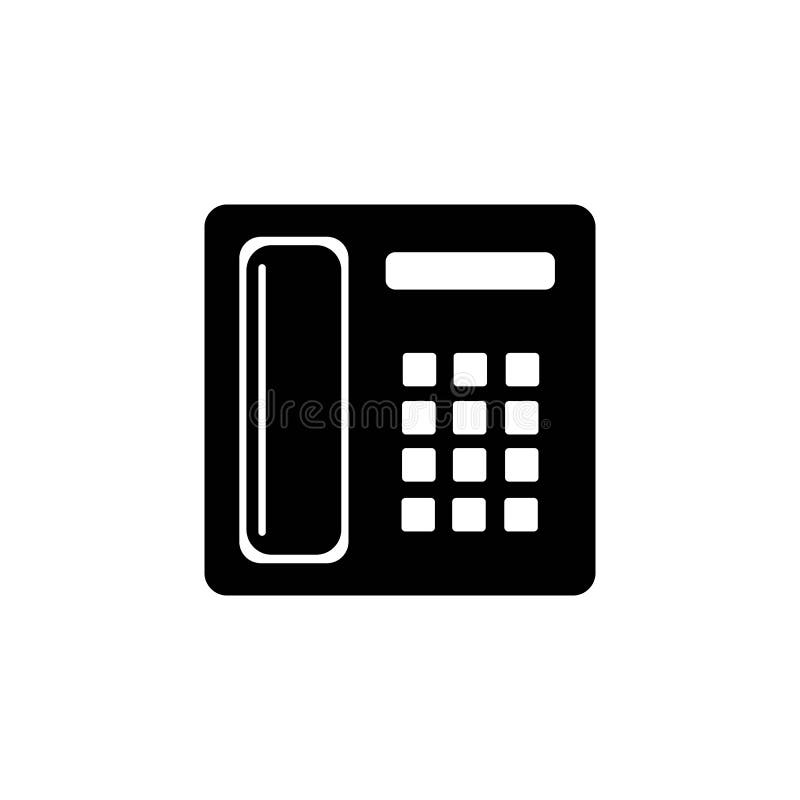 Telephone logo vector stock vector. Illustration of icon - 173898674