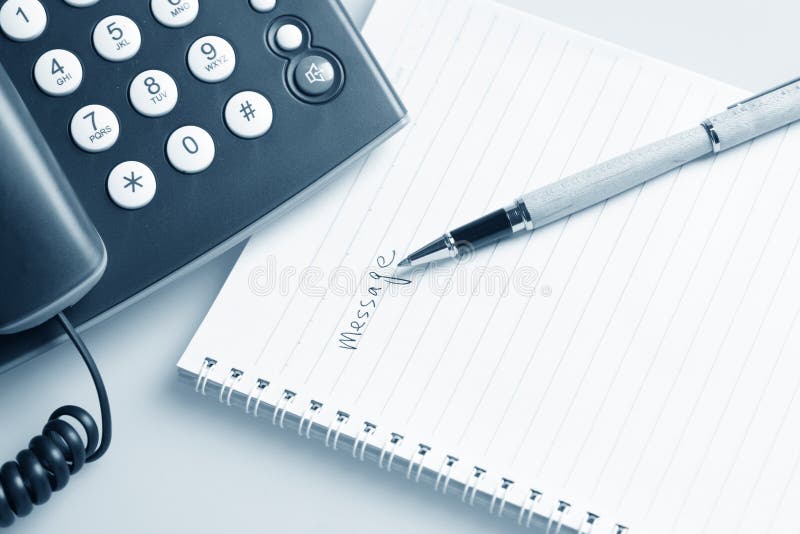 Telephone message stock photo. Image of communication - 10042092