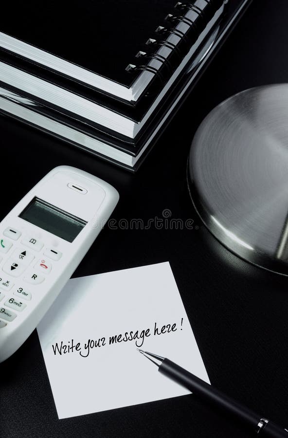 Telephone Message 2 stock photo. Image of dial, office, postit - 53428