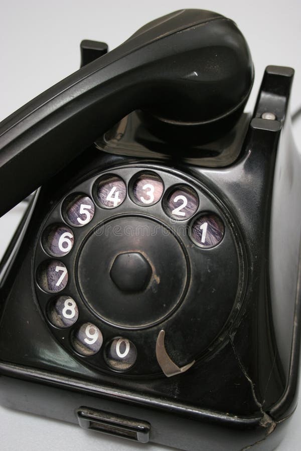 Telephone old stock image. Image of antique, dial, conversation - 689473