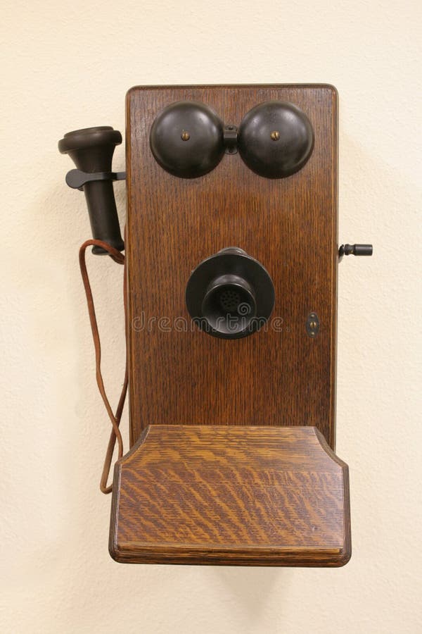 Telephone, Old Style stock image. Image of wood, wire, operator - 897543