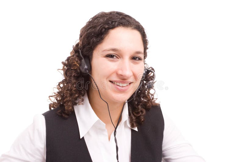 Telephone operator stock image. Image of operator, help - 10381647
