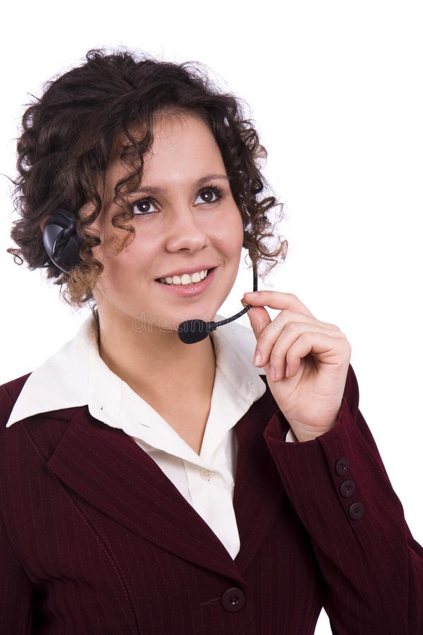 Telephone operator stock photo. Image of operator, assistance - 14144874