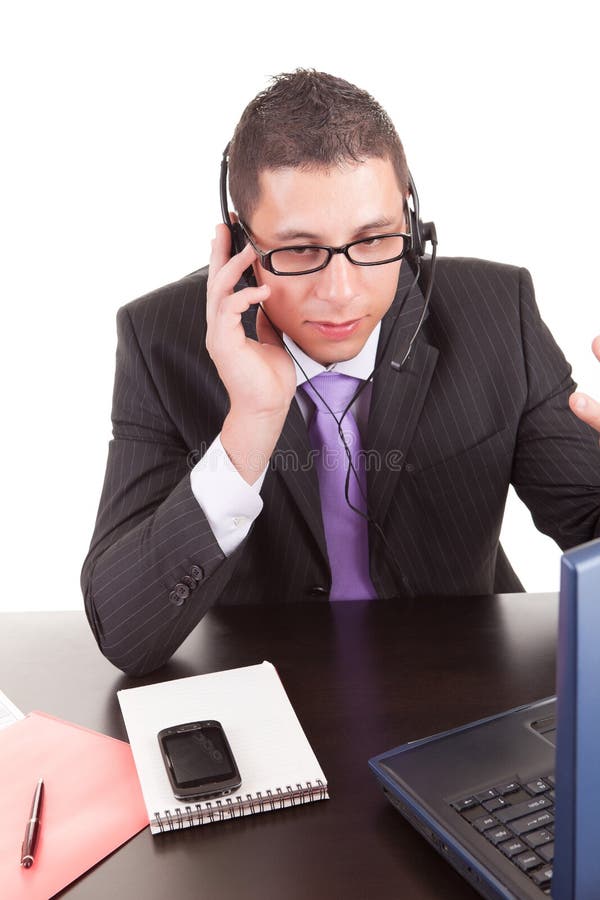 Telephone Operator stock photo. Image of friendly, operator - 22794894