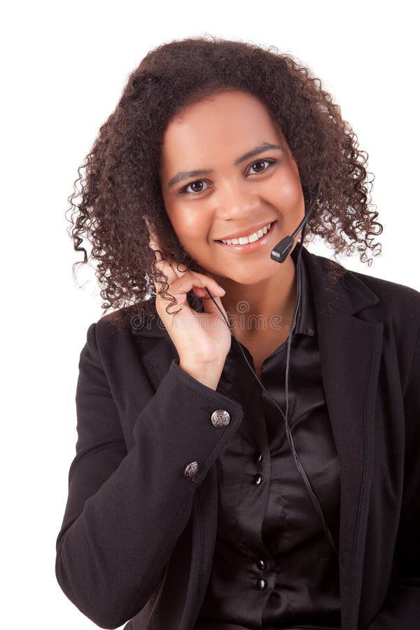 Telephone Operator stock photo. Image of confident, center - 25213350