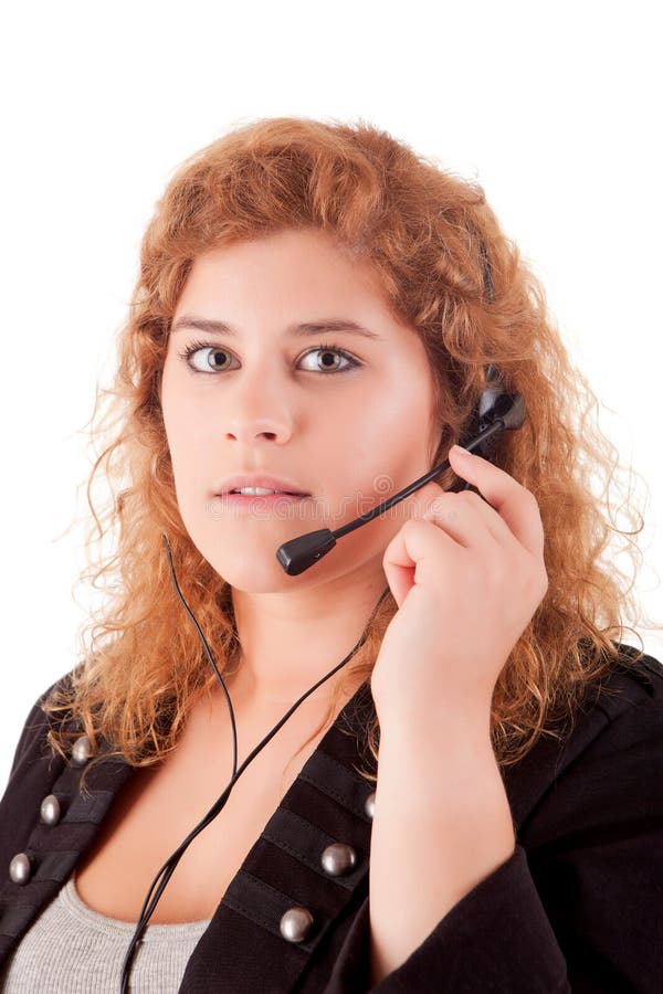 Telephone Operator stock image. Image of corporate, isolated - 26641587