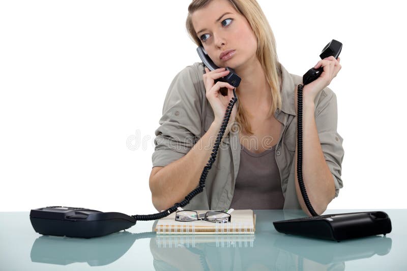 Telephone operator stock image. Image of fire, full, disproportionate ...