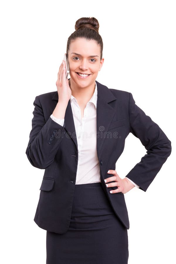 Telephone operator stock image. Image of commercial, happy - 70384285