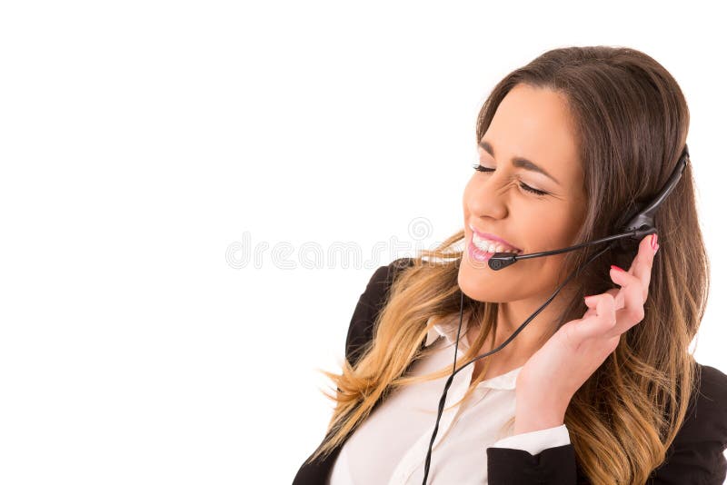 Telephone Operator stock photo. Image of corporate, people - 31309396