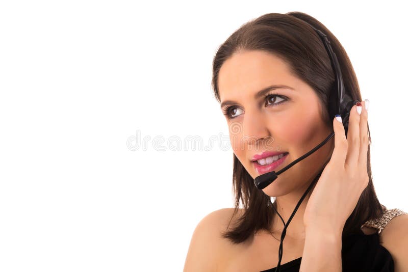 Telephone Operator stock image. Image of people, girl - 31390331