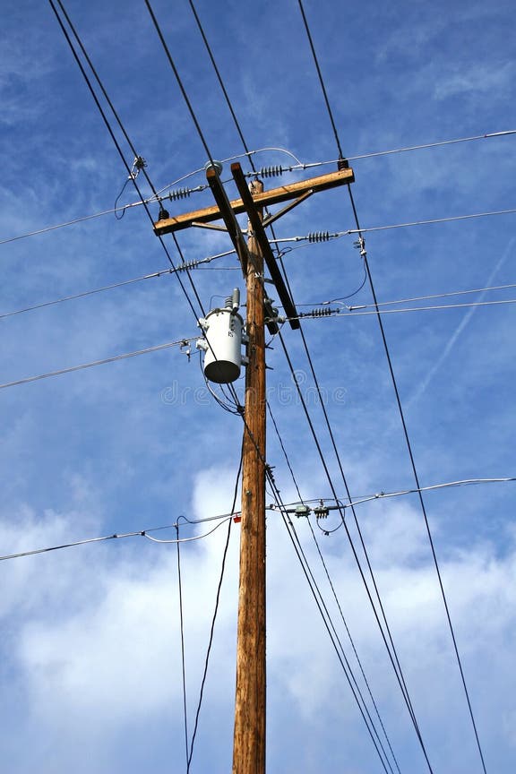 Telephone pole stock photo. Image of transmitter, electric - 3916368