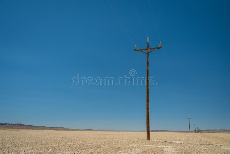 Telephone Pole Nevada Desert Stock Photos - Free & Royalty-Free Stock ...