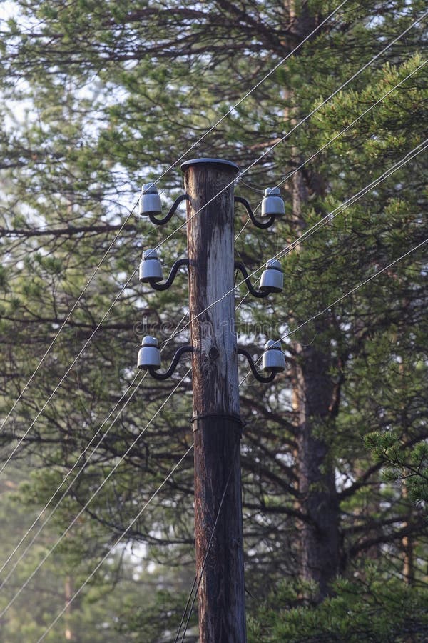 Telephone pole stock image. Image of power, electrical - 39664529
