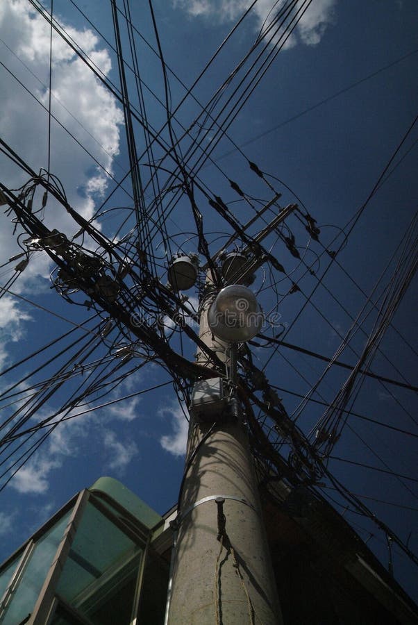 Telephone Pole stock image. Image of electricity, view - 82421099