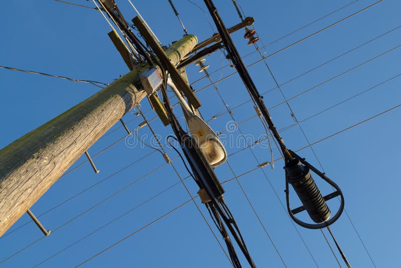 Telephone Pole stock image. Image of technology, bright - 52431359