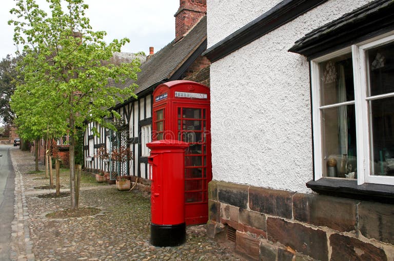 Telephone and post box editorial stock photo. Image of postbox - 16966868