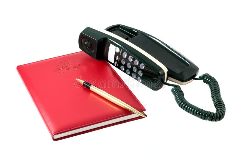 Old Telephone Reference Book Stock Photo - Image of connection, book ...