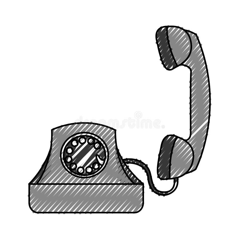 Telephone Service Isolated Icon Stock Vector - Illustration of contact ...
