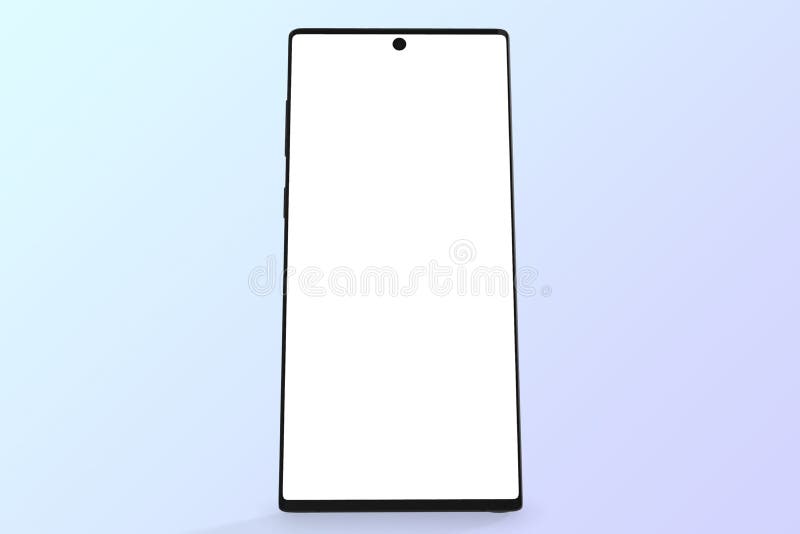 Telephone. Smartphone. Realistic Mobile Phone Mockup with Blank Screen ...