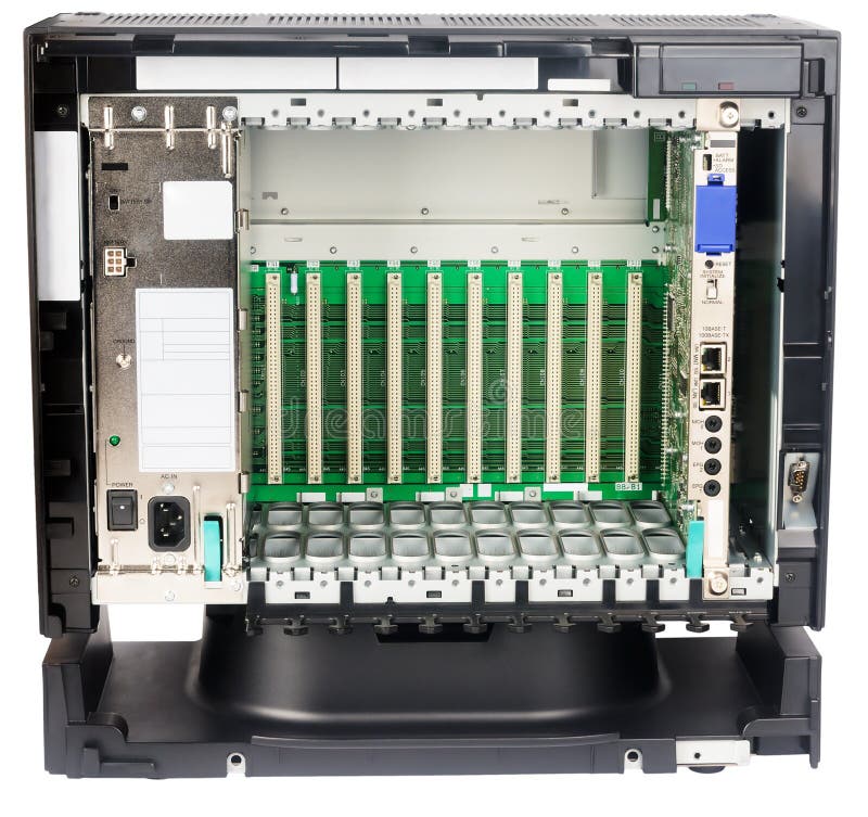 Telephone switch chassis stock image. Image of chassis - 11705265