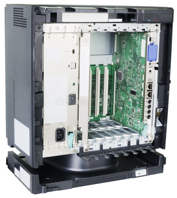 Telephone Switch Isometric View Stock Photo - Image of ...