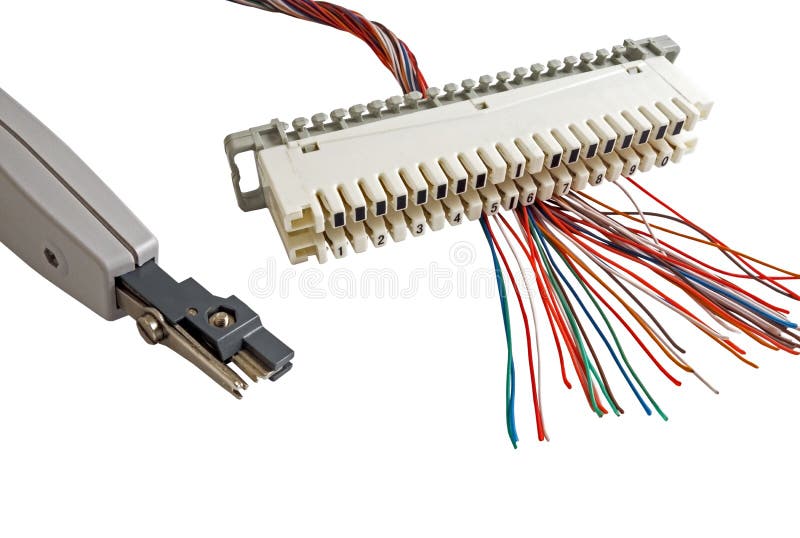 Telephone Switchboard Panel Stock Image - Image of cutting, closeup ...