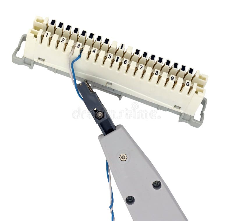 Telephone Switchboard Panel Stock Image - Image of cutting, closeup ...