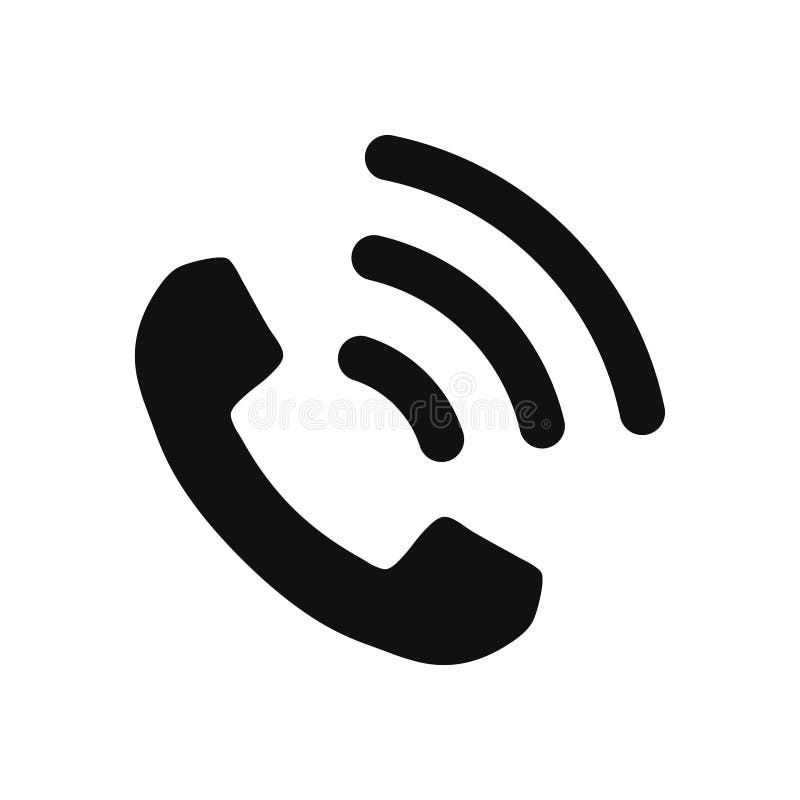 Telephone Icon Vector. Simple Telephone Sign in Modern Design Style for ...