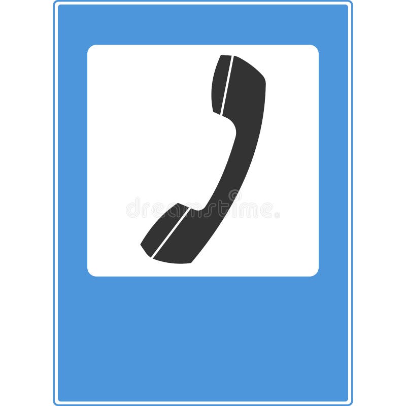 Telephone Road Sign
