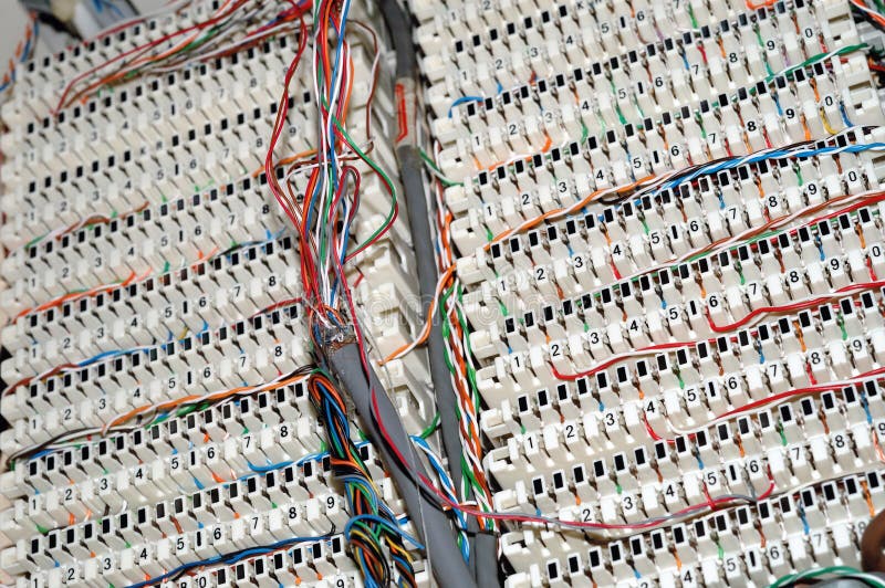 Messy wires stock photo. Image of rj45, cables, phone - 3194180