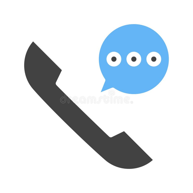 Telepone Icon Image. stock vector. Illustration of communication ...