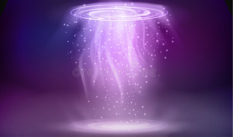 Teleport light effects stock illustration. Illustration of vector ...