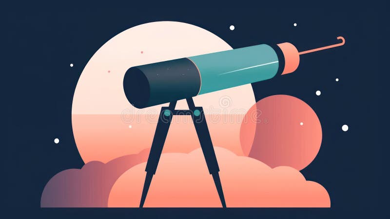A Telescope Icon Representing the Use of Astronomical Data in Big Data ...