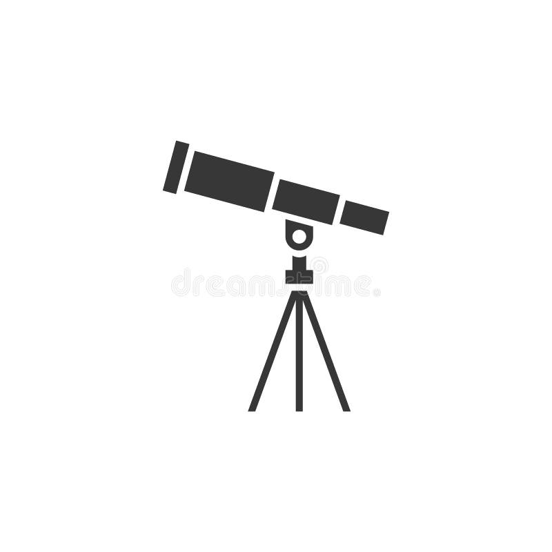 Telescope icon stock vector. Illustration of astronomy - 99940973