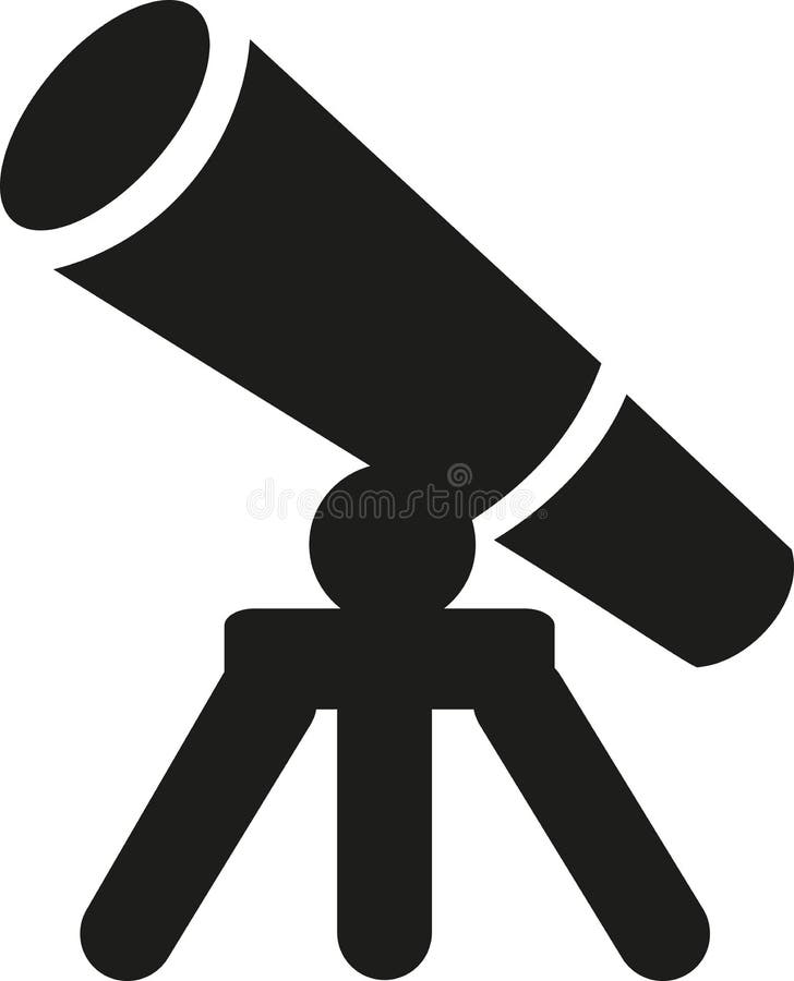 Telescope Icon stock vector. Illustration of iconn, look - 174498267