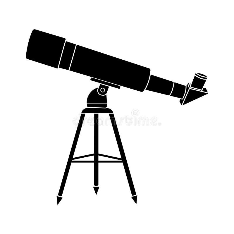 Telescope Illustration Icon Design Stock Vector - Illustration of ...