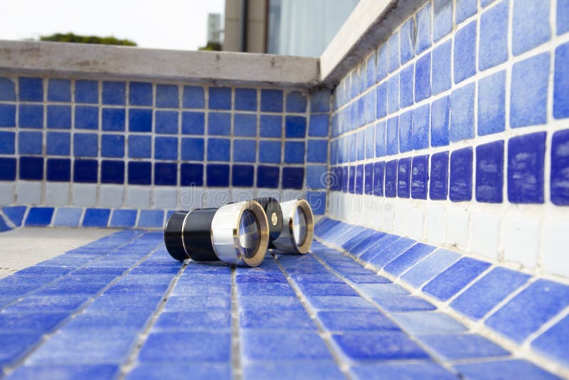 Telescope Inside of an Empty Pool Stock Image - Image of colors, empty ...
