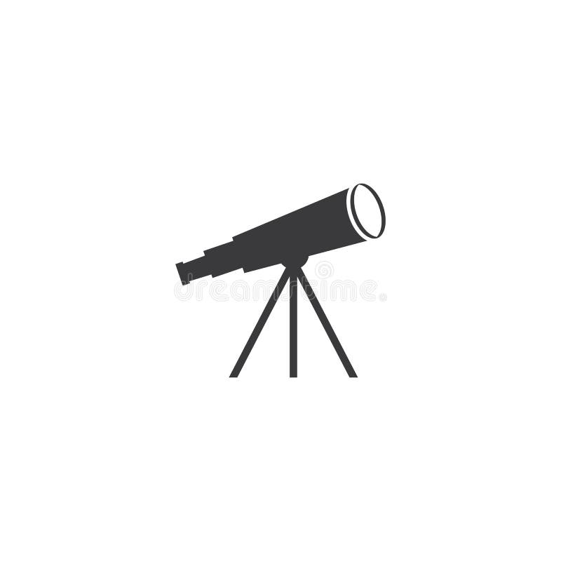 Telescope logo stock vector. Illustration of ocular - 180615828