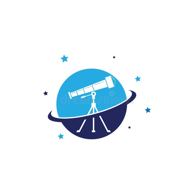 Telescope logo icon vector stock vector. Illustration of spyglass ...