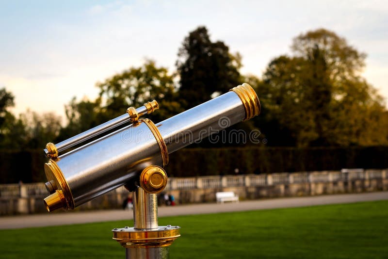 Telescope stock image. Image of gardens, astronomy, cabinet - 39581939