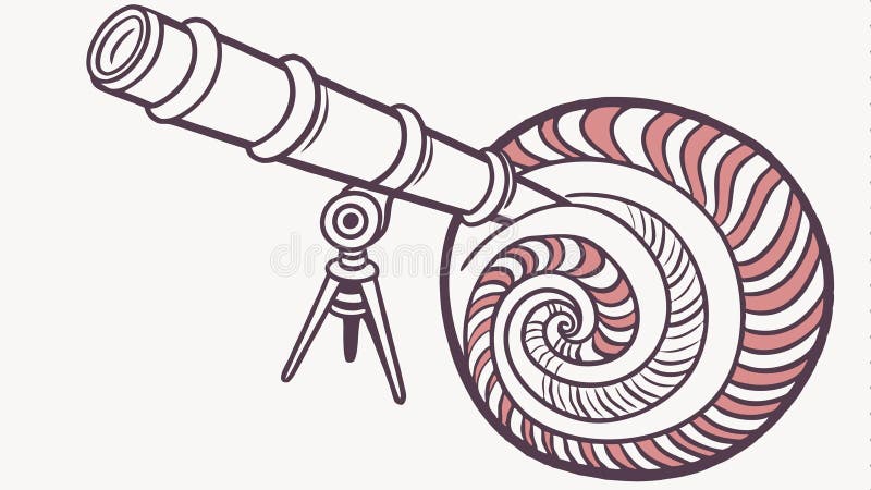 Telescope on Stand, Astronomy and Exploration Tool Vector Design ...