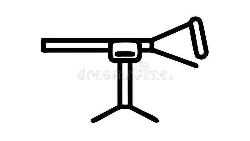Telescope on Tripod Astronomy Observation Icon, Vector Design ...